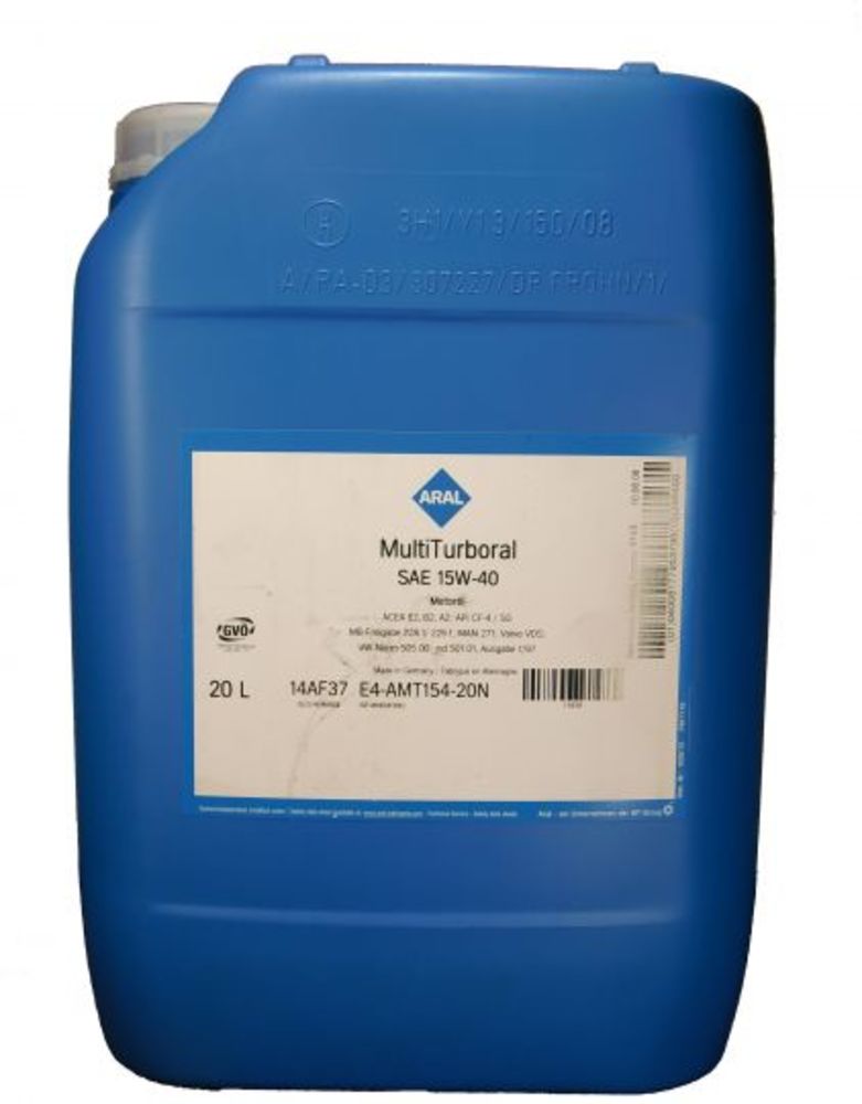 Ulei motor aral multi turboral 15w40 - 20l Aral cod 151DC9 vandut de ...